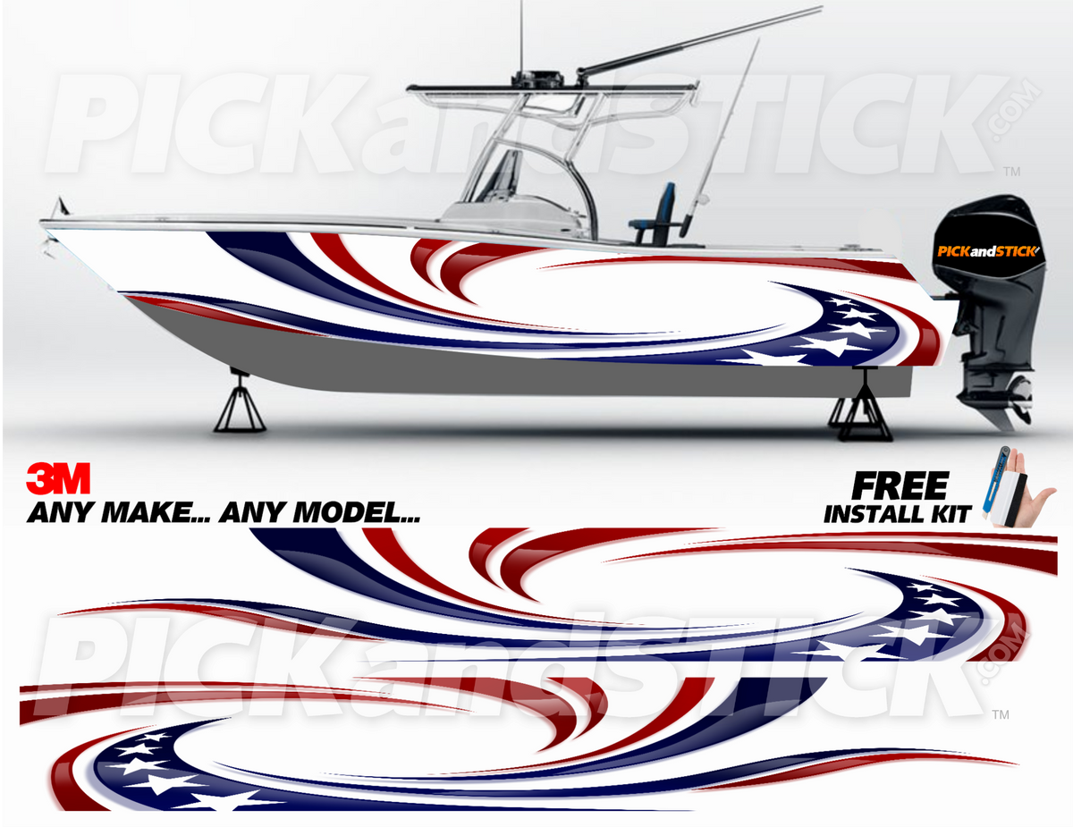 Fishing Boat Wraps - PickandStick.com