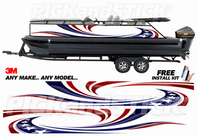 Pontoon Boat Wraps - PickandStick.com