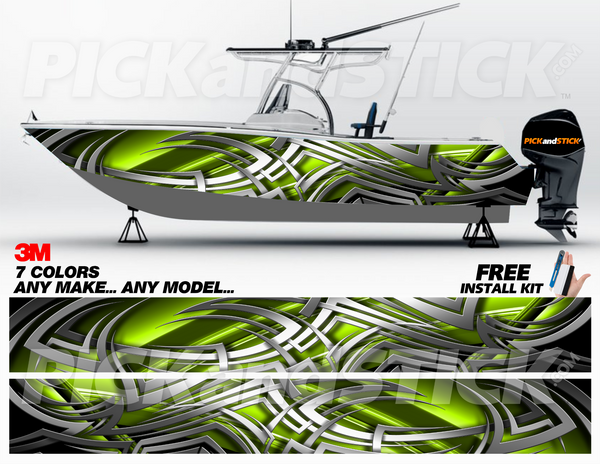 Cutter Boat Wrap - PickandStick.com