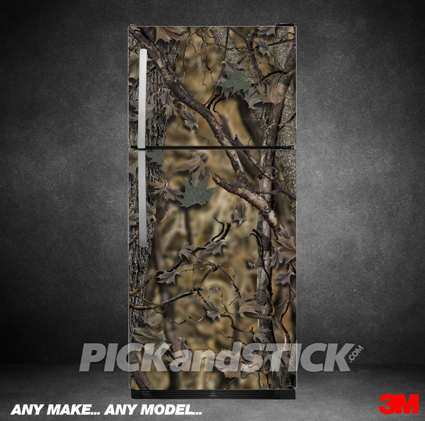 Hybrid Camo Refrigerator Wrap - PickandStick.com