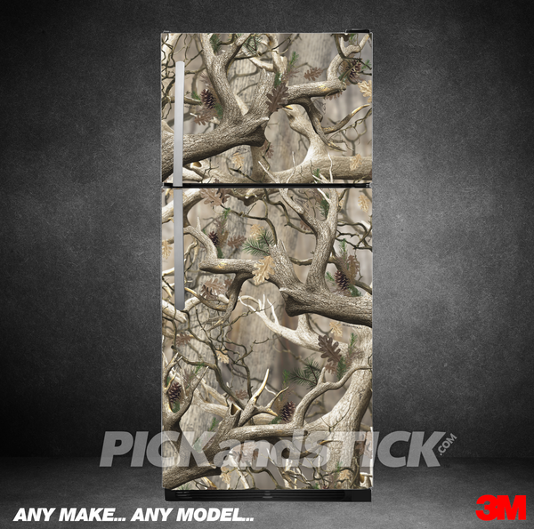 Obliteration Camo Refrigerator Wrap - PickandStick.com